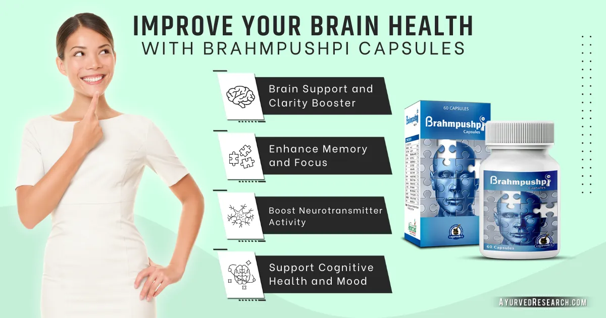 Brahmpushpi Capsules, Natural Brain Health Supplements