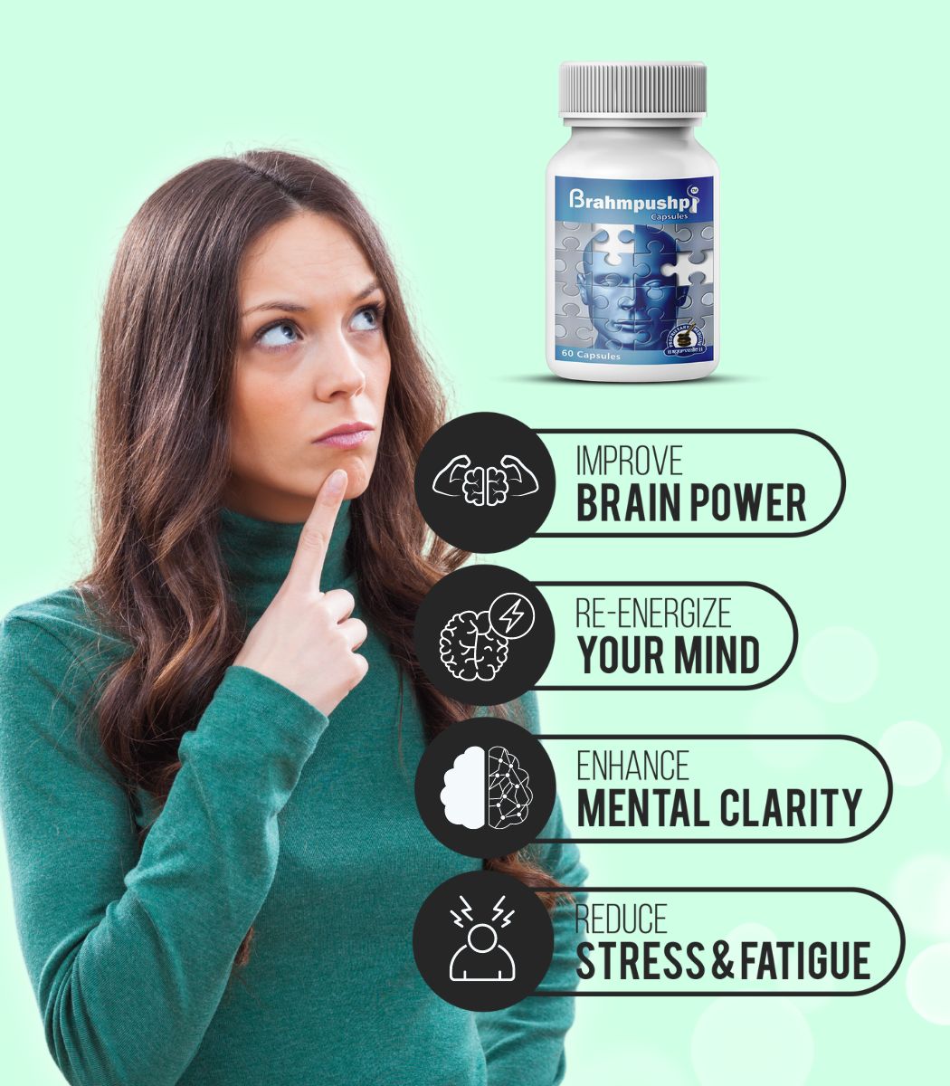 Brahmpushpi Capsules, Natural Brain Health Supplements