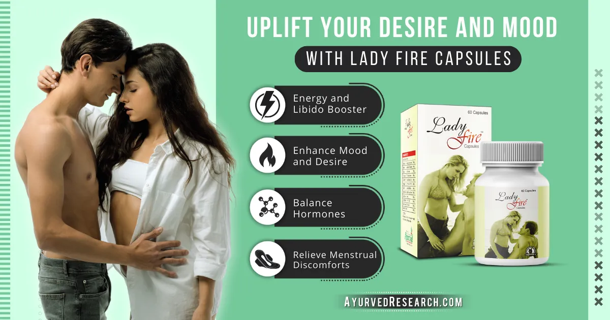 Lady Fire Capsules, Female Libido Booster Supplements