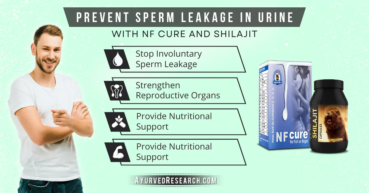 Nf Cure And Shilajit Capsules Prevent Sperm Leakage In Urine