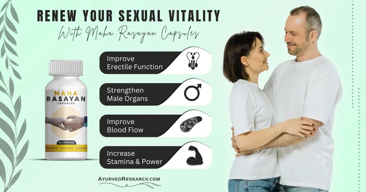 Maha Rasayan Capsules, Natural Erection Supplements for ED